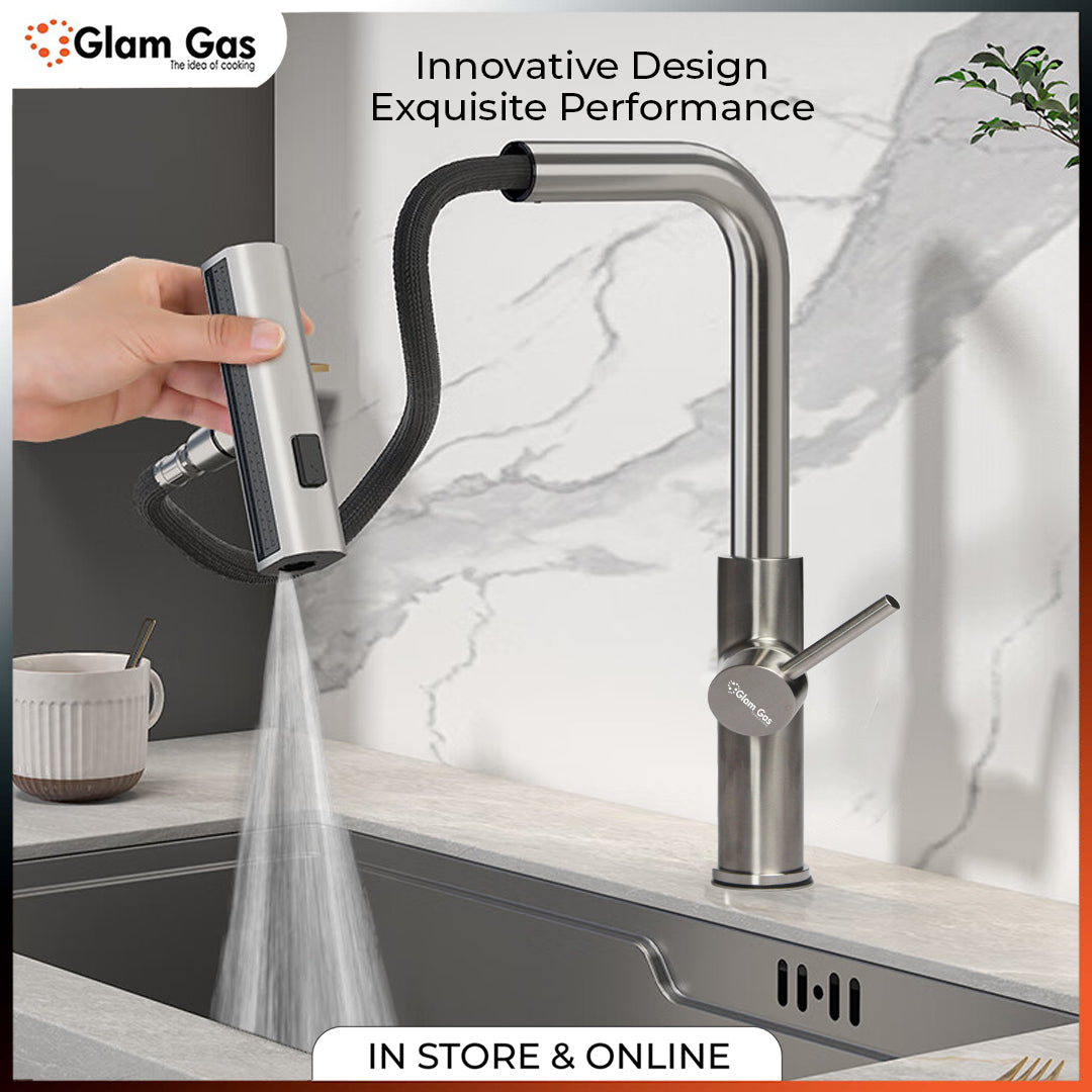 Buy Glam Gas Faucet Wall Rain-12 Kitchen Faucet