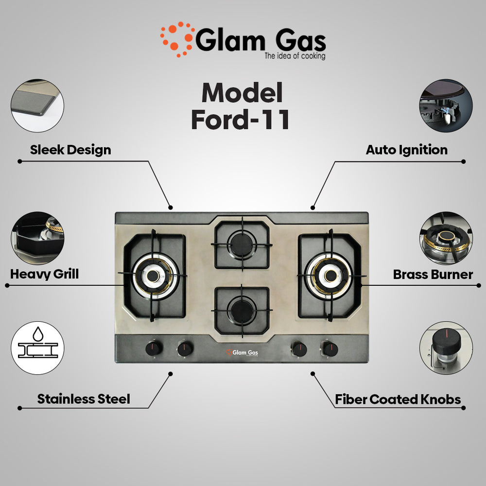 Built In Hobs | Shop High-Quality Gas Stoves & Kitchen Hobs – Glam Gas
